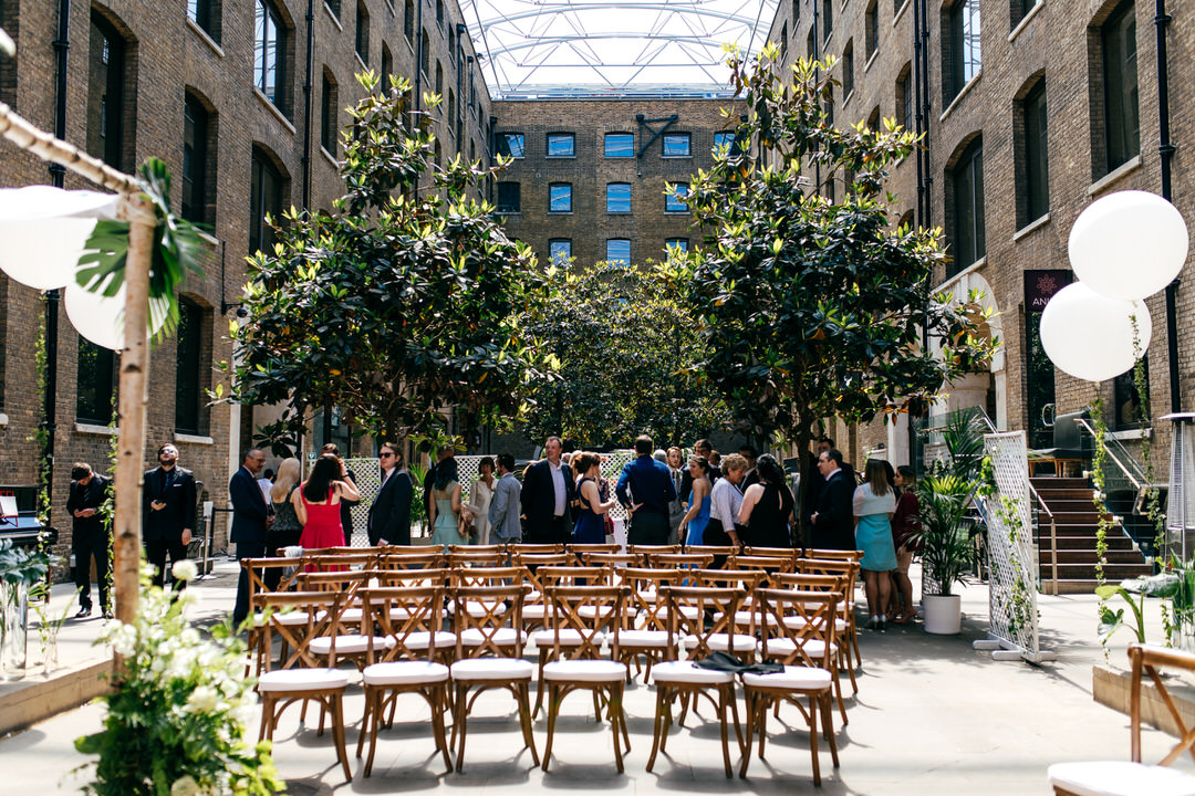 A Greenery filled Devonshire Terrace Wedding for Jamie and James